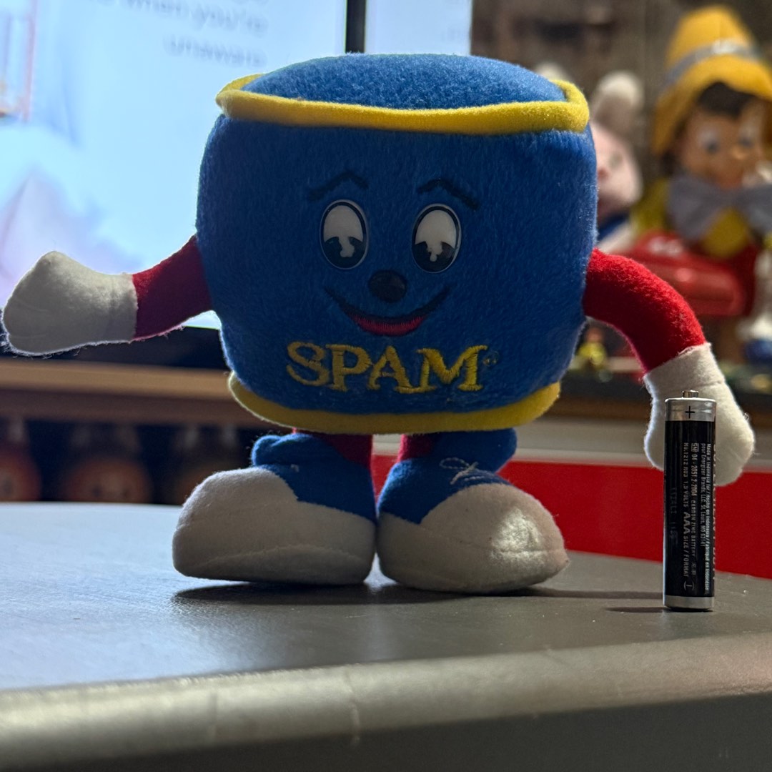 SPAM Mascot Plush, Hobbies & Toys, Memorabilia & Collectibles, Vintage ...