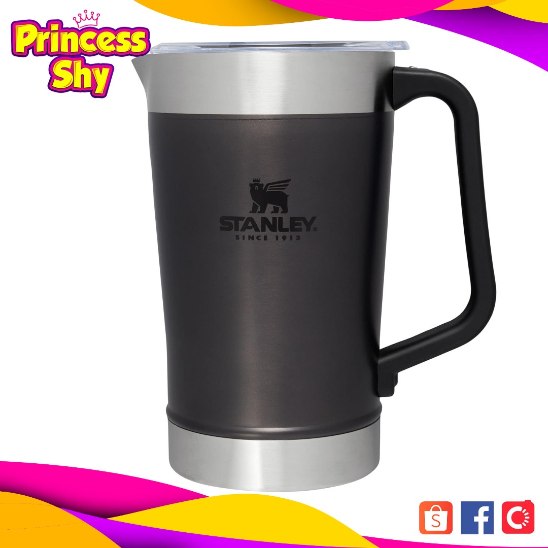 Stanley Stay-Chill Classic Pitcher 64oz Charcoal Glow, Furniture & Home ...