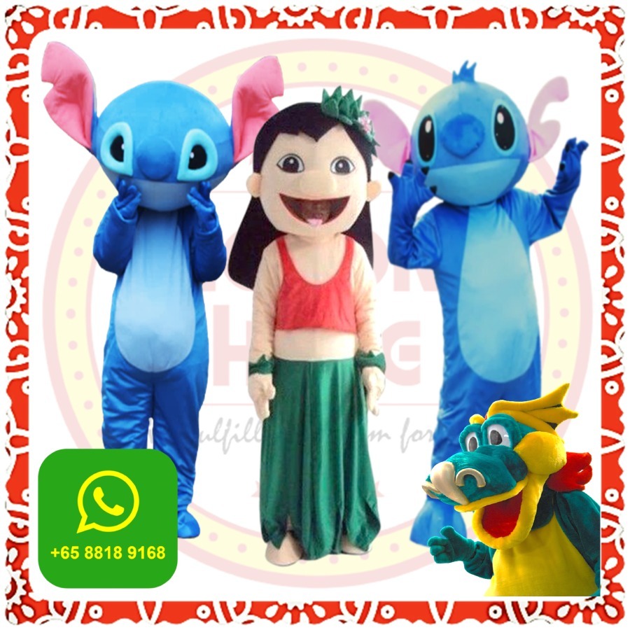 Stitch & Lilo Mascot costume, Hobbies & Toys, Occasions & Party ...