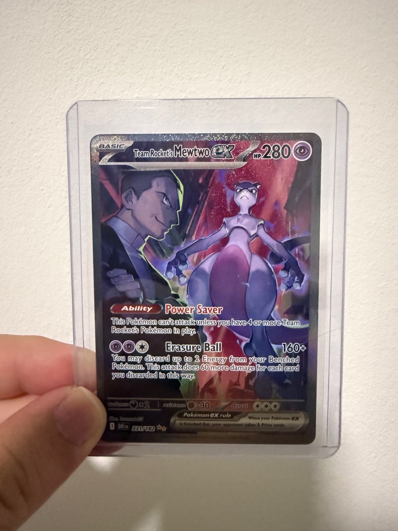 Team Rocket’s Mewtwo SIR Destined Rivals, Hobbies & Toys, Toys & Games ...