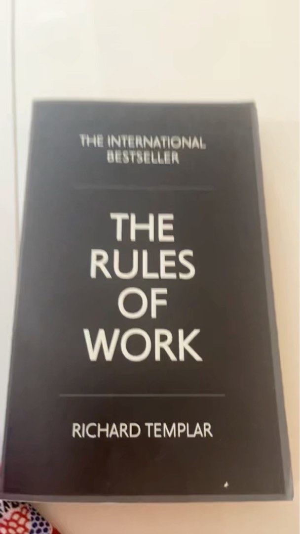 The Rules of Work by Richard Templar, Hobbies & Toys, Books & Magazines ...