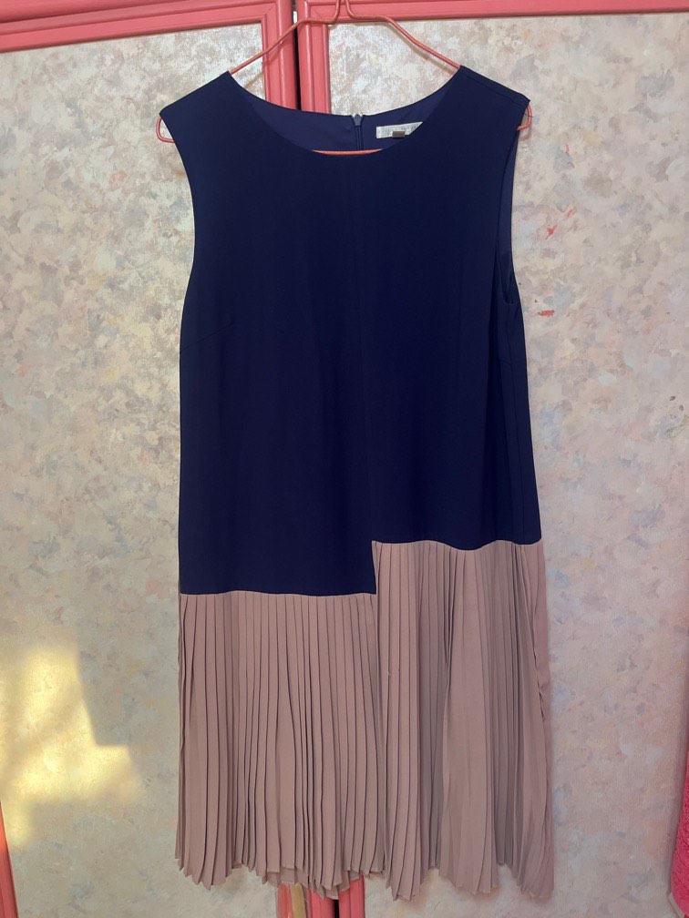 The Thread Theory Blue & Pink Dress, Women's Fashion, Dresses & Sets ...