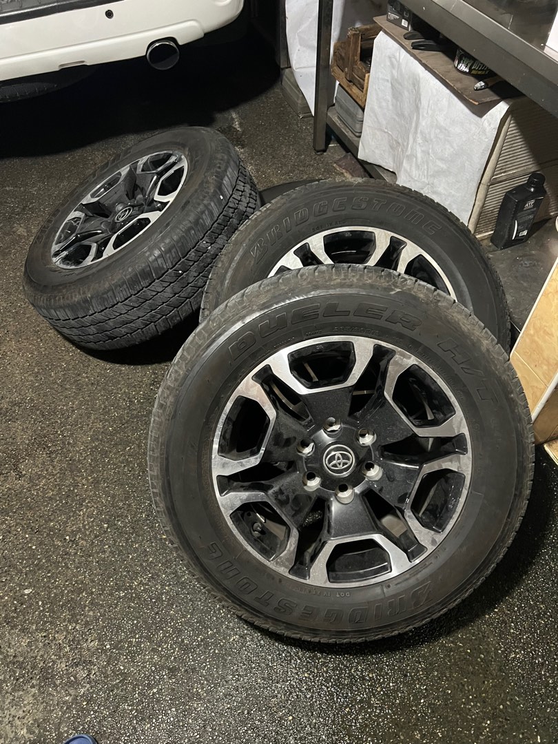 TOYOTA MAGS AND TIRES 18s, Car Parts & Accessories, Mags and Tires on ...