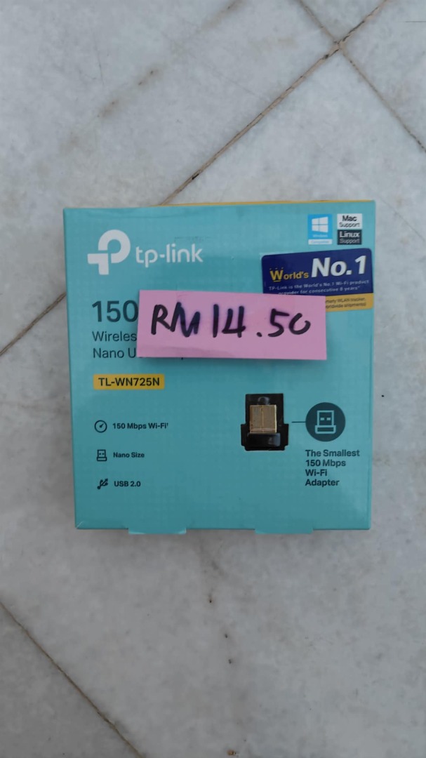 TP LINK 150MBPS WIRELESS N NANO USB ADAPTER TL-WN725N (USB 2.0 ...