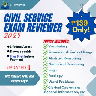 Brainbox CSE Reviewer (PDF COPY), Hobbies & Toys, Books & Magazines ...