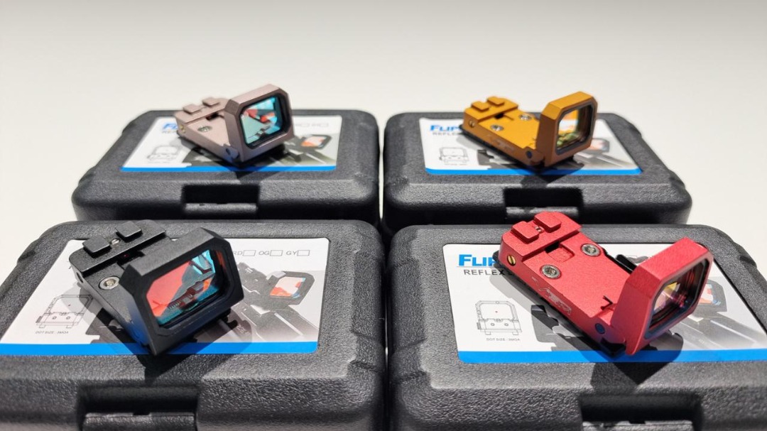 VISM Foldable Red Dot Scope Red Dot Sight Black Sand Red Orange ...