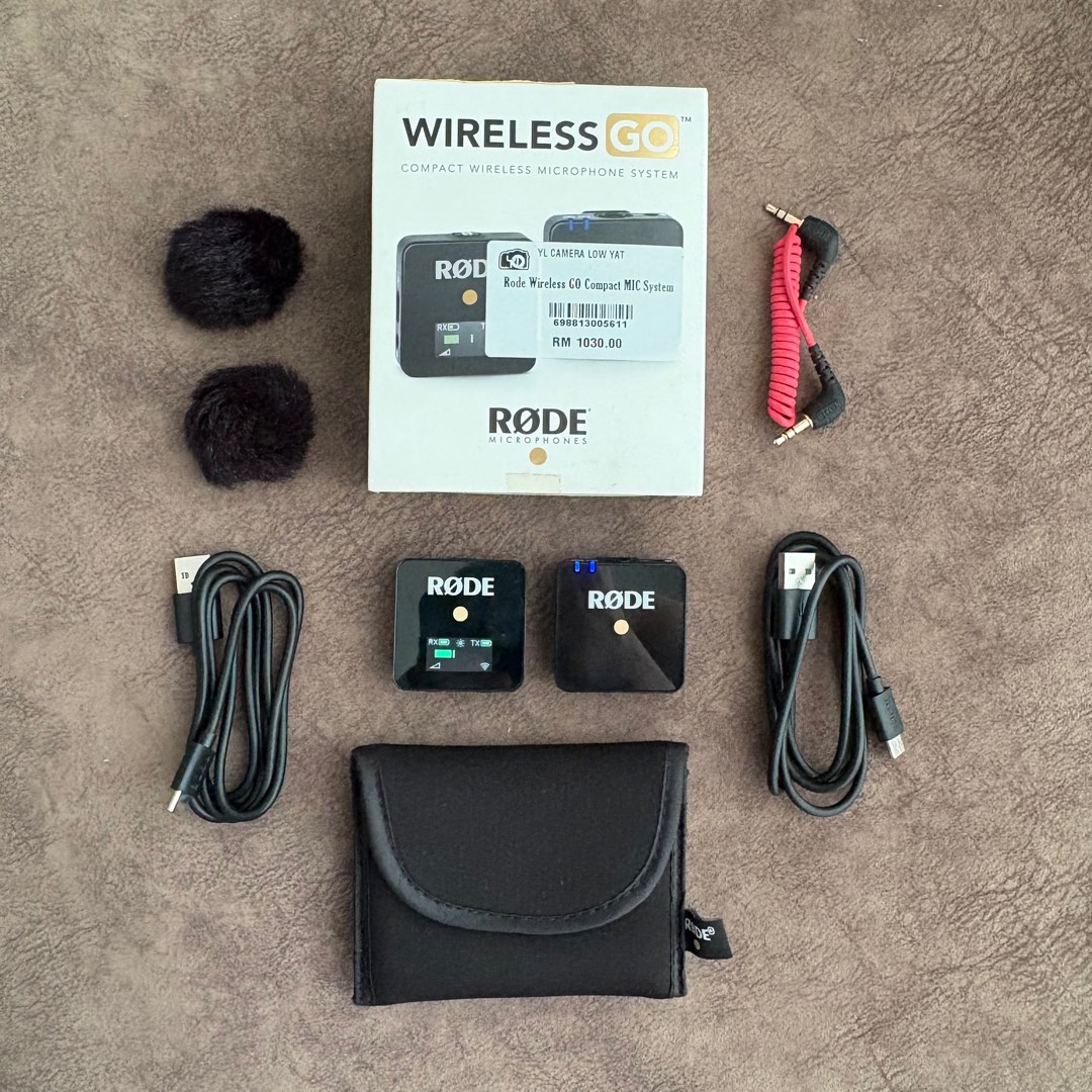 Rode Wireless GO Compact Wireless Microphone System, Photography, Video ...