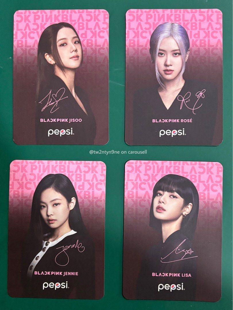 WTS Blackpink pepsi full set, Hobbies & Toys, Collectibles ...