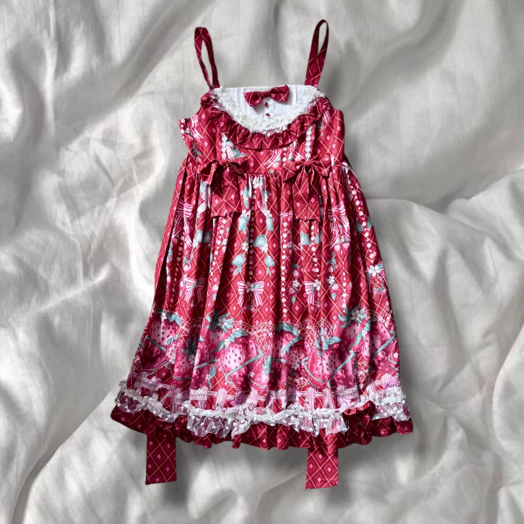 WTS Like Axes Femme Liz Lisa Strawberry Lolita Dress, Women's Fashion ...