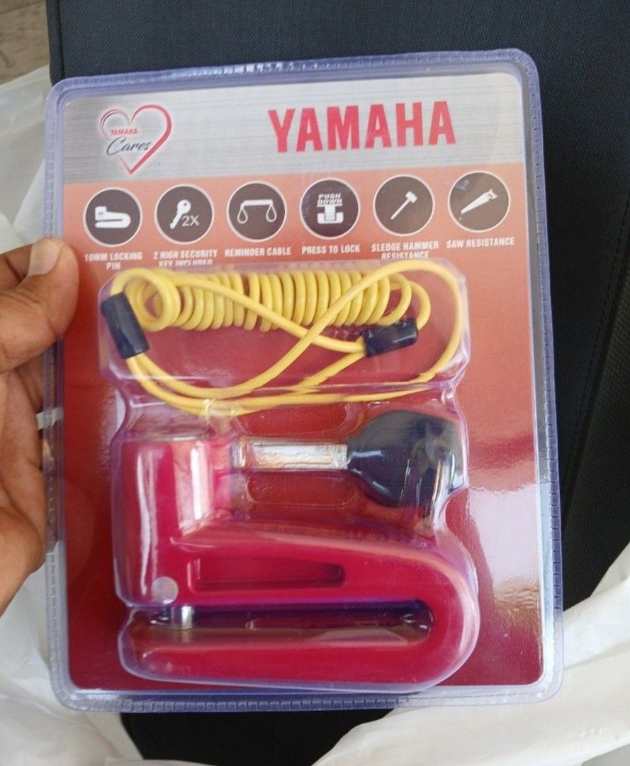 YAMAHA DISC LOCK - NEW, Everything Else, Others on Carousell