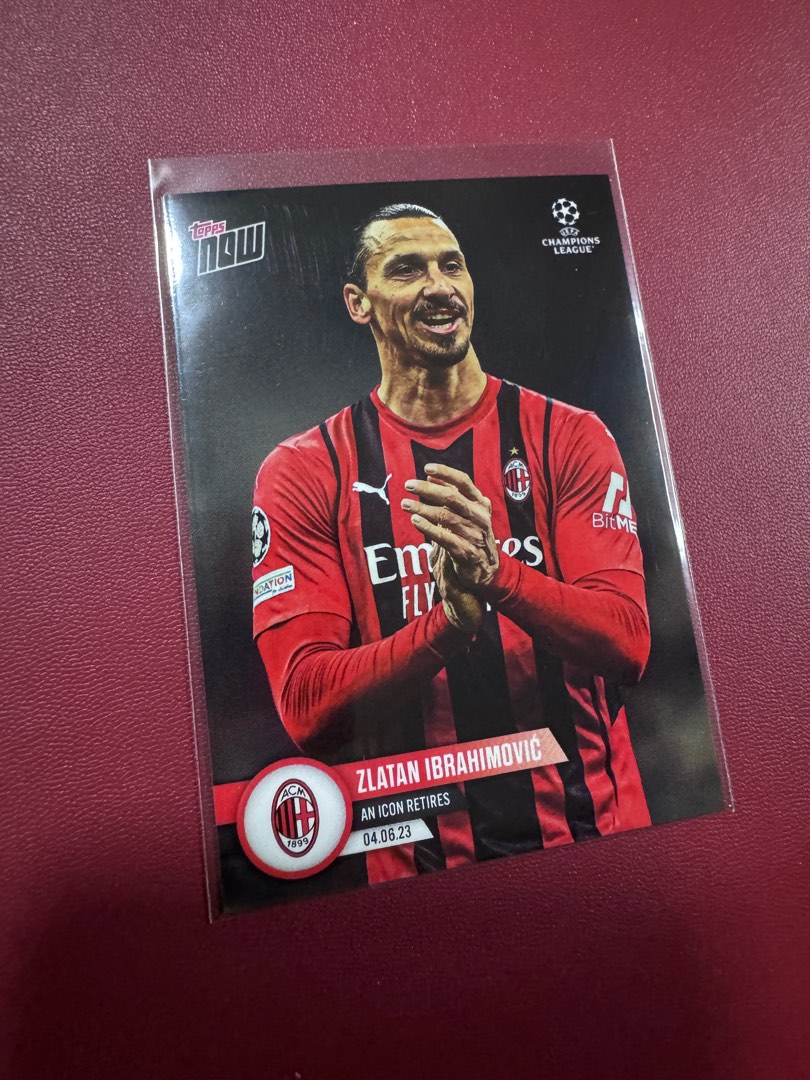 Zlatan Ibrahimovic - An icon returns AC Milan card, Hobbies & Toys ...