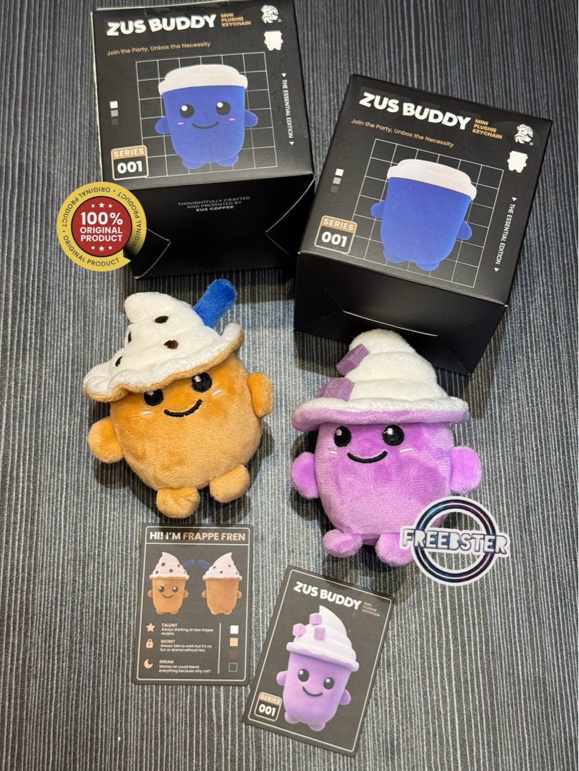 [100% Original] Zus Buddy Series 1 (Zus Buddy Feeling Happy Plush) Zus ...