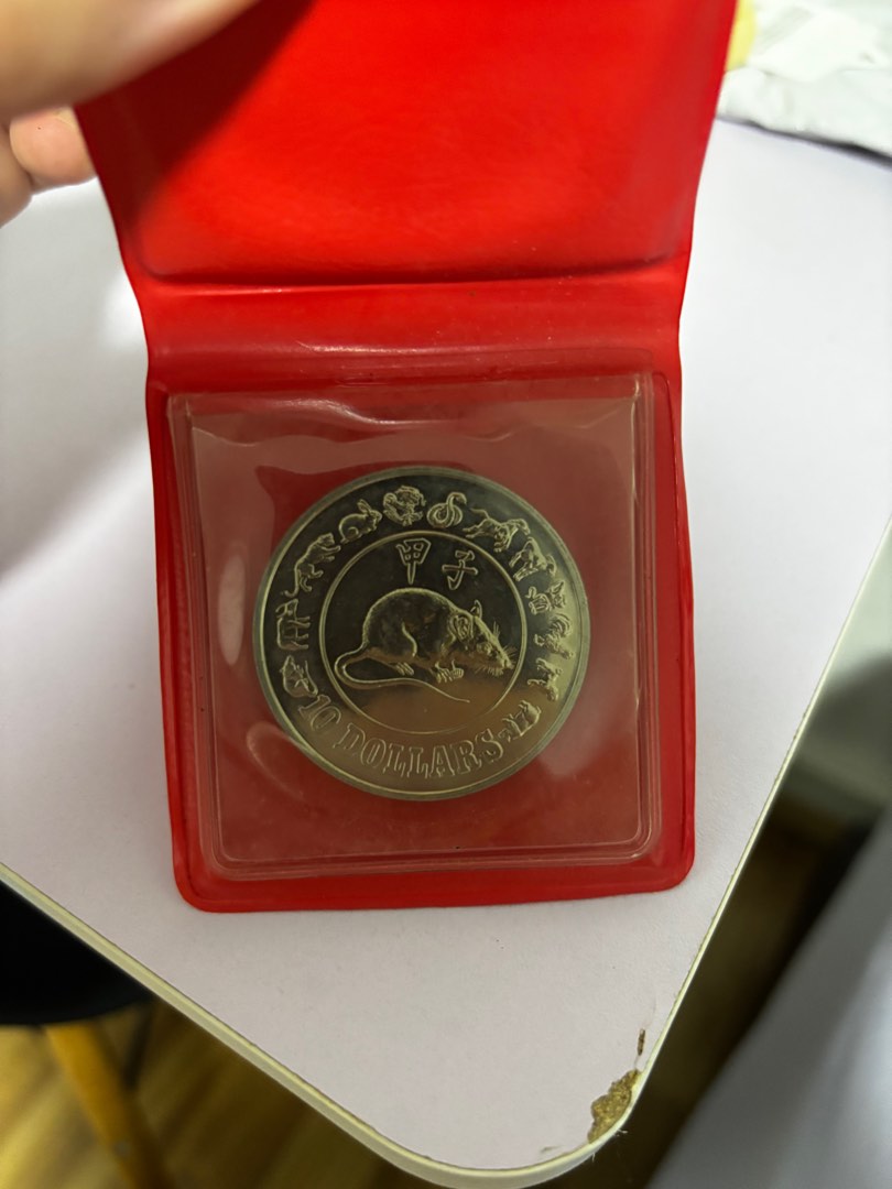 1984 rat zodiac $10 coin, Hobbies & Toys, Memorabilia & Collectibles ...