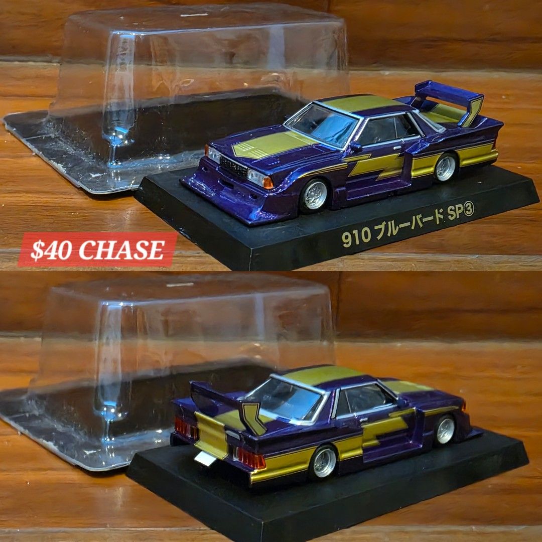 Aoshima 1/64 CHASE Nissan 910 Bluebird purple not tomica hotwheels ...