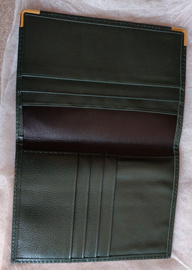 Authentic Rolex VIP Green Leather Passport Cards Documents Holder Very ...