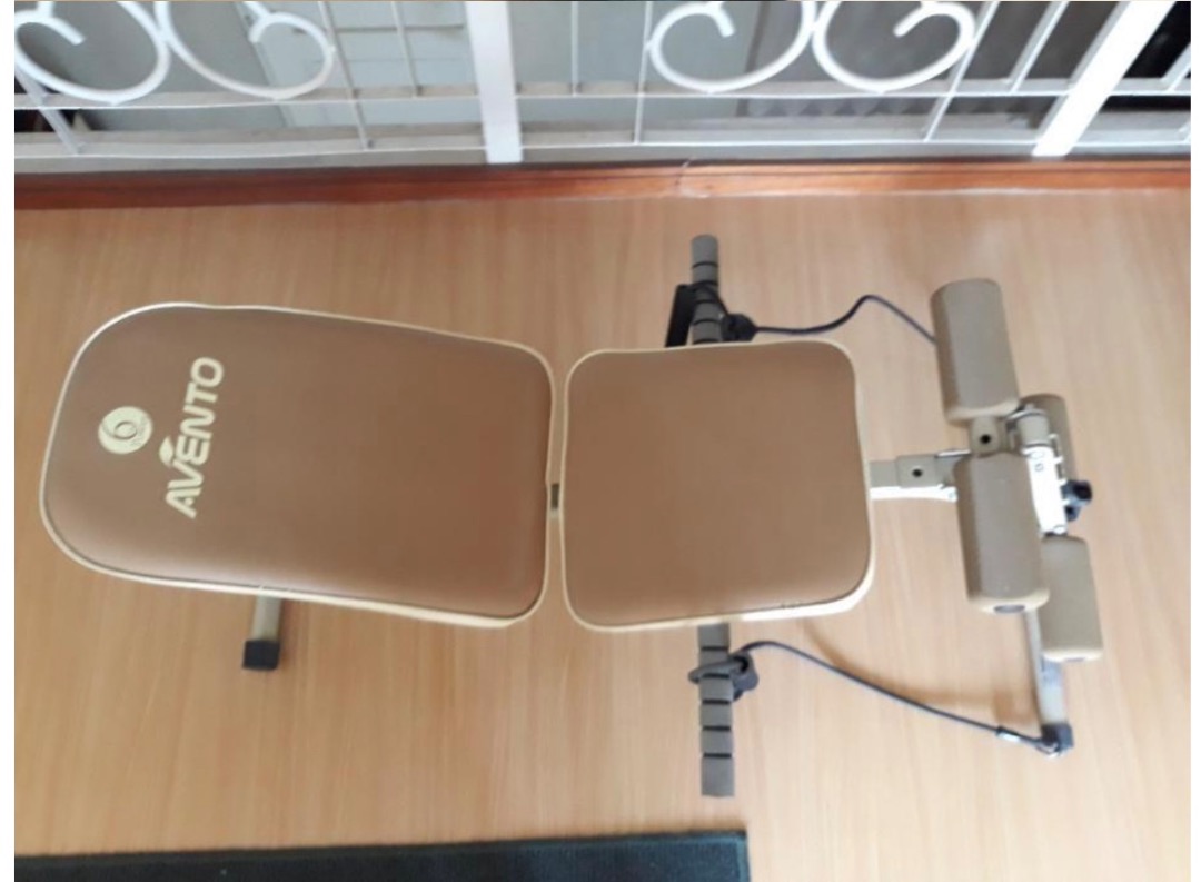 Avento 6 Power Gym Equipment. body building chair. for abs exercise ...