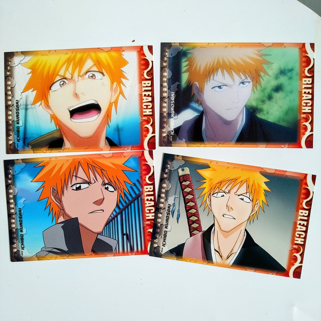 Bleach Bromides Collection SP-9 Ichigo Kurosaki Set of 4 Bromide Cards ...