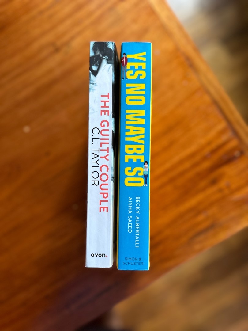 Books (The Guilty Couple by C. L. Taylor, Yes No Maybe So by Becky ...