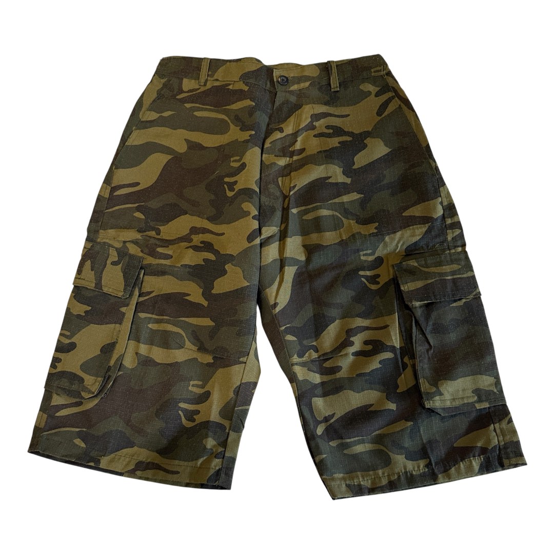 Cargo Pants Army Y2k Jorts Pants Celana Cargo Army, Fesyen Wanita ...