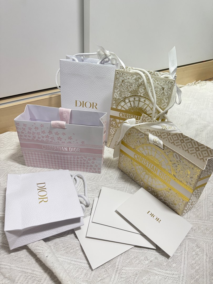 Brand New- Christian Dior- Paper Bag , card , Hobbies & Toys ...