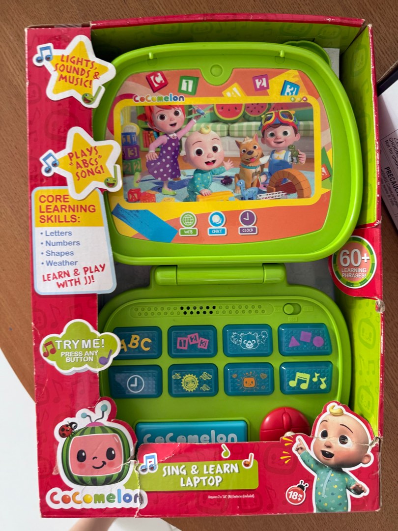 Cocomelon Sing & Learn Laptop, Hobbies & Toys, Toys & Games on Carousell