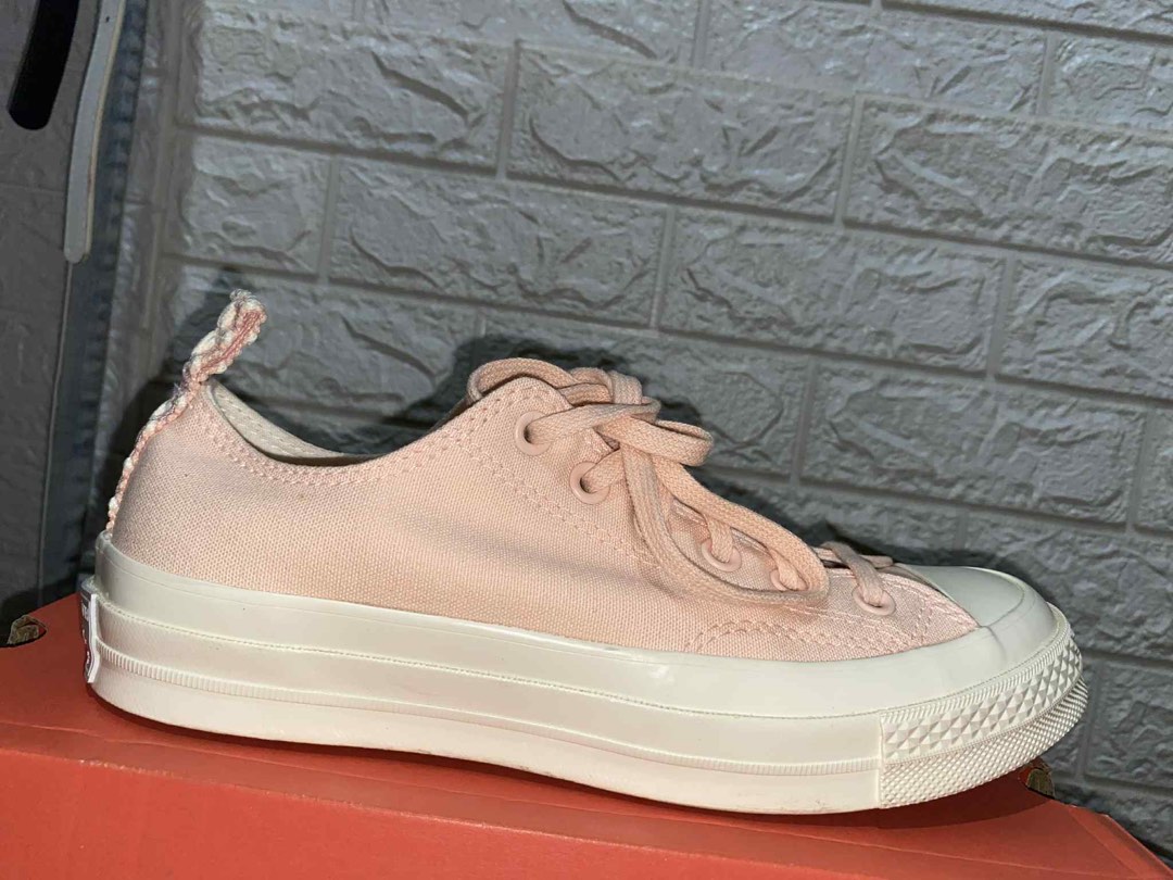 Converse Chuck 70s crochet soft peach, Women's Fashion, Footwear ...