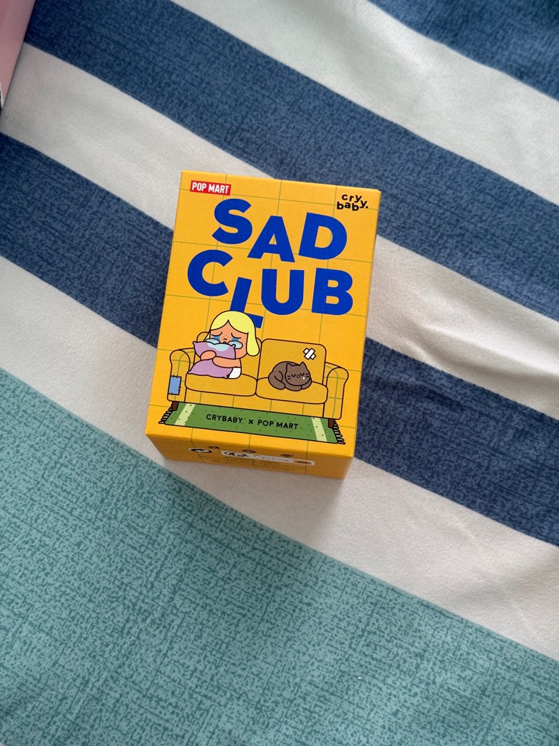 Crybaby Sad Club Scene Pop Mart, Hobbies & Toys, Toys & Games on Carousell
