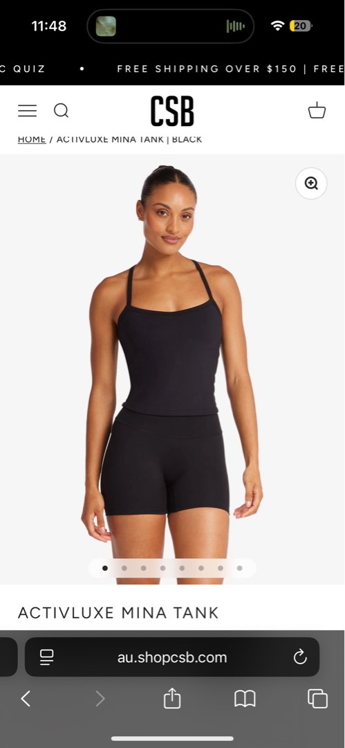 CSB Mina Tank, Women's Fashion, Activewear on Carousell