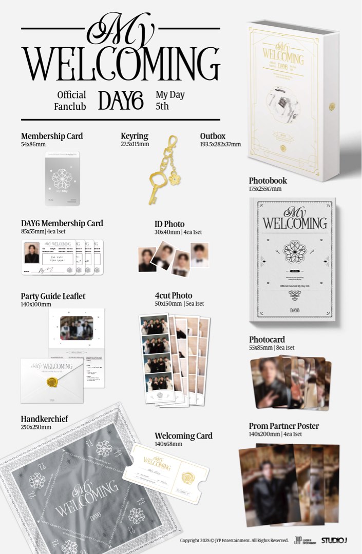 DAY6 Official Fanclub My Day 5th Gen Kit, Hobbies & Toys, Memorabilia ...