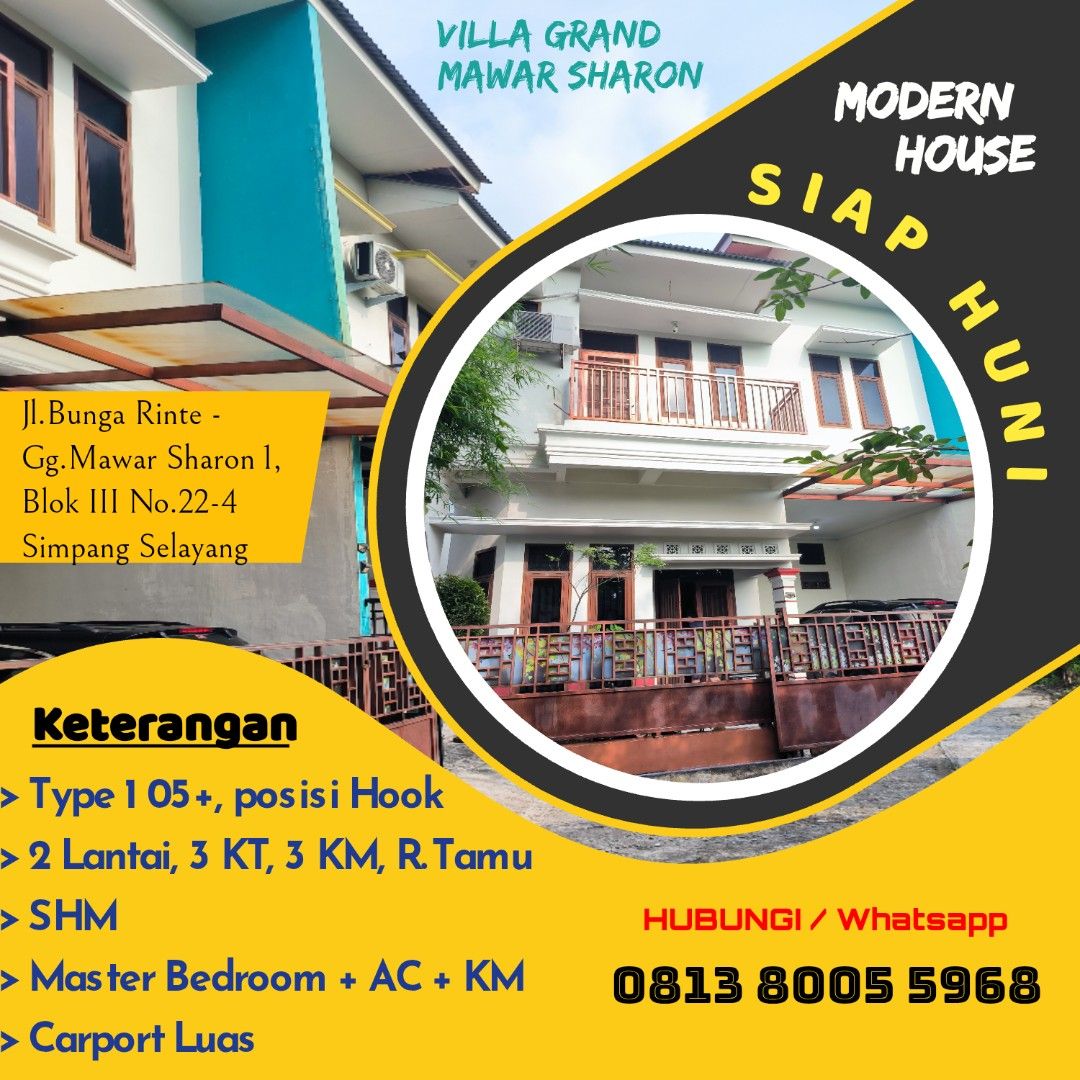 Dijual Rumah 2 Lantai Type 105 Plus, Properti, Dijual di Carousell