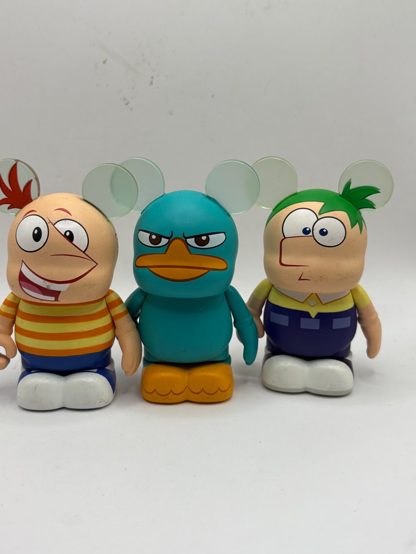 Disney Limited Edition Phineas & Ferb Vinylmation Figure Set with Perry ...