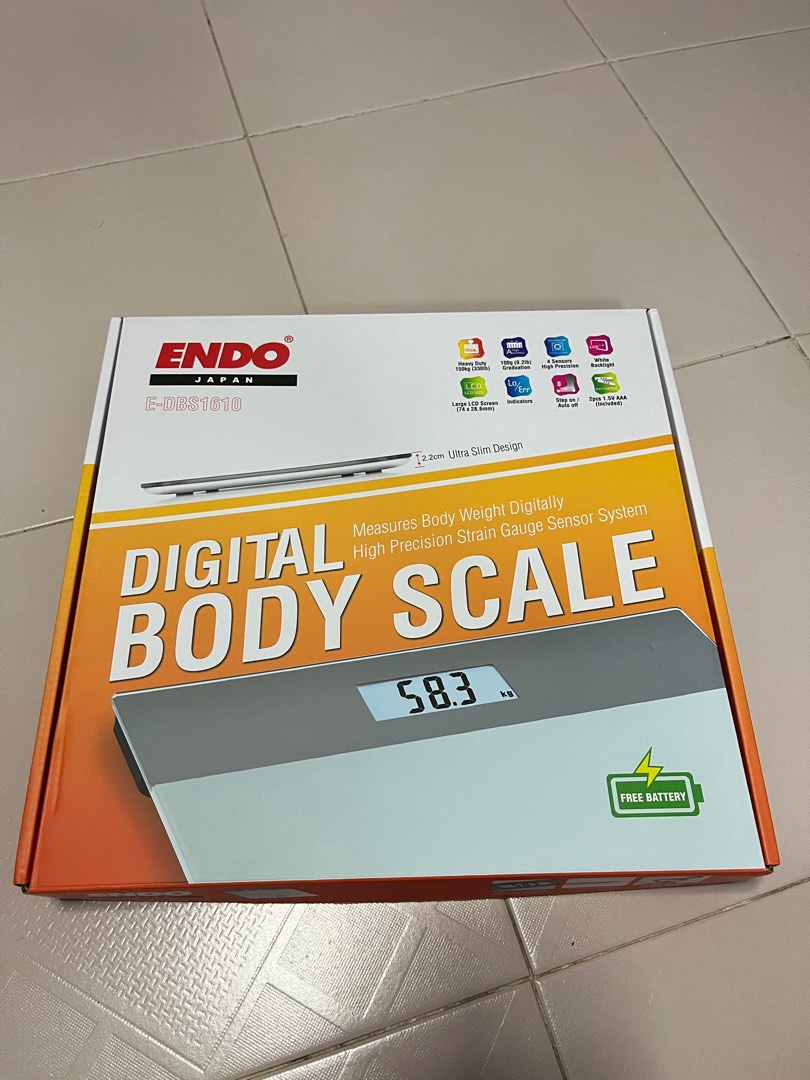 Endo digital body weighing scale, TV & Home Appliances, Other Home ...