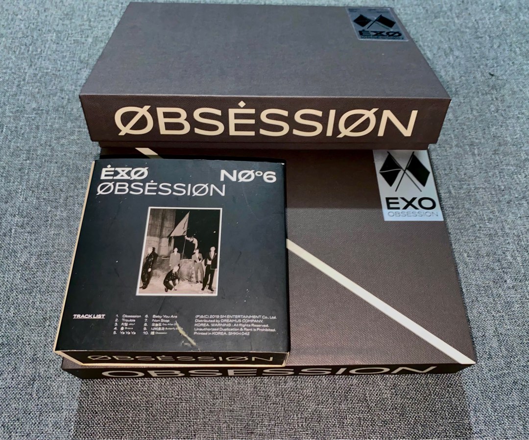 EXO Obsession Albums, Hobbies & Toys, Memorabilia & Collectibles, K ...