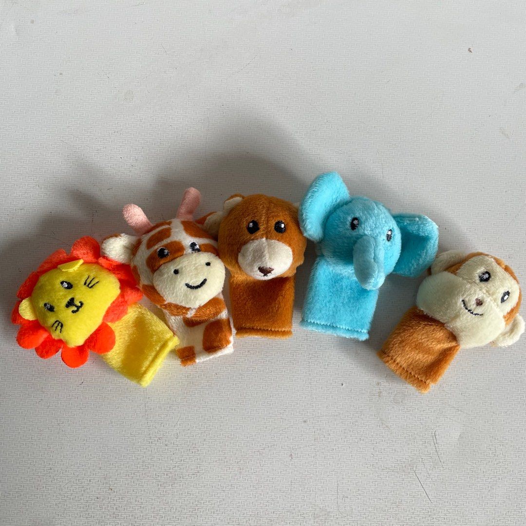 Finger Puppets Animal // Boneka Jari Karakter Binatang Little Friends ...