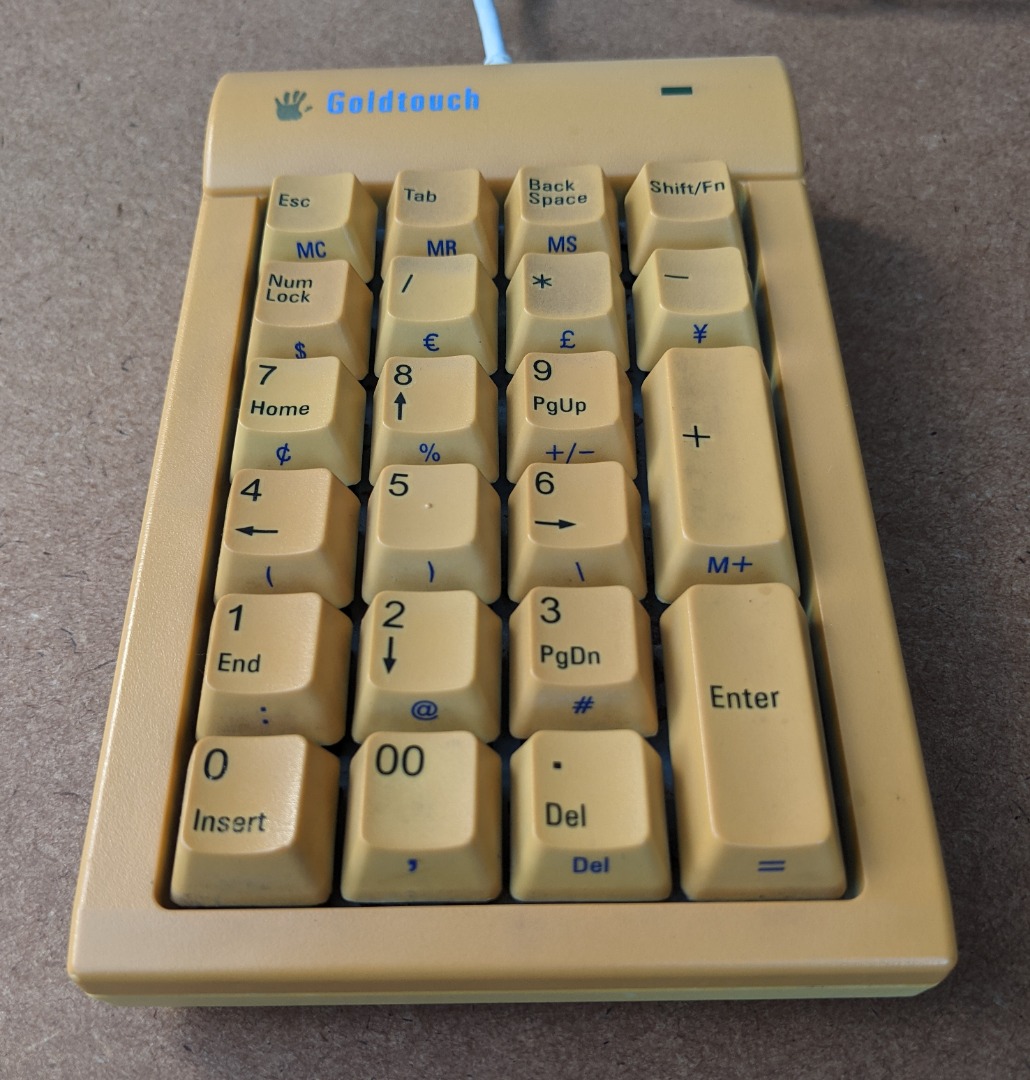 Goldtouch Numeric Keypad - GTC 0033 - mechanical switch keyboard ...