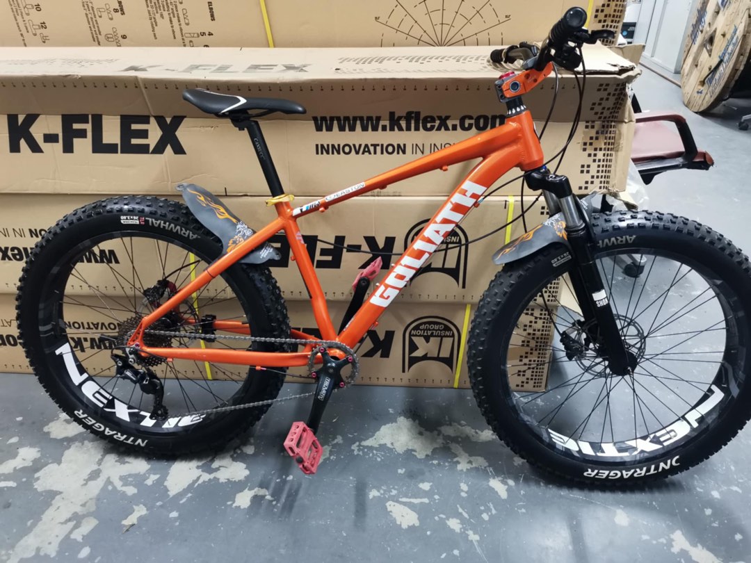 Goliath fat bike, Sports Equipment, Bicycles & Parts, Bicycles on Carousell