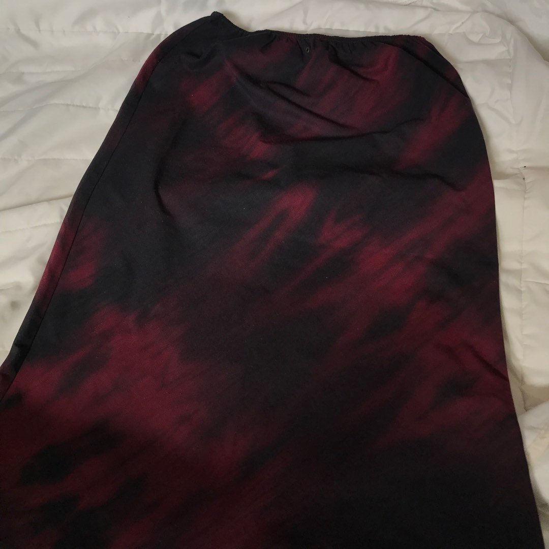 red black grunge midi skirt | alternative | punk | y2k | rockstar ...