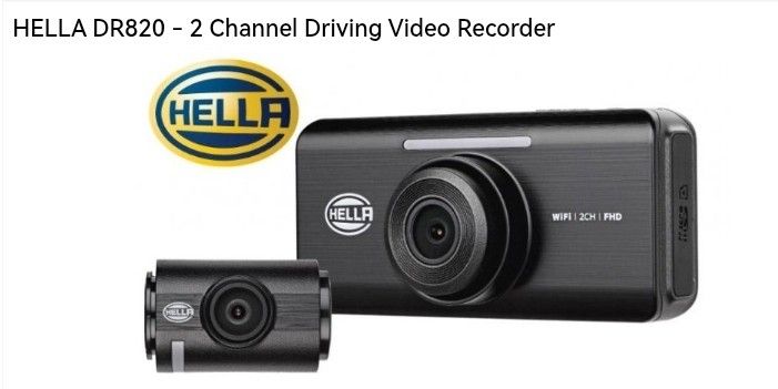 Hella DR820 DashCam (Brand New), Car Accessories, Electronics & Lights ...