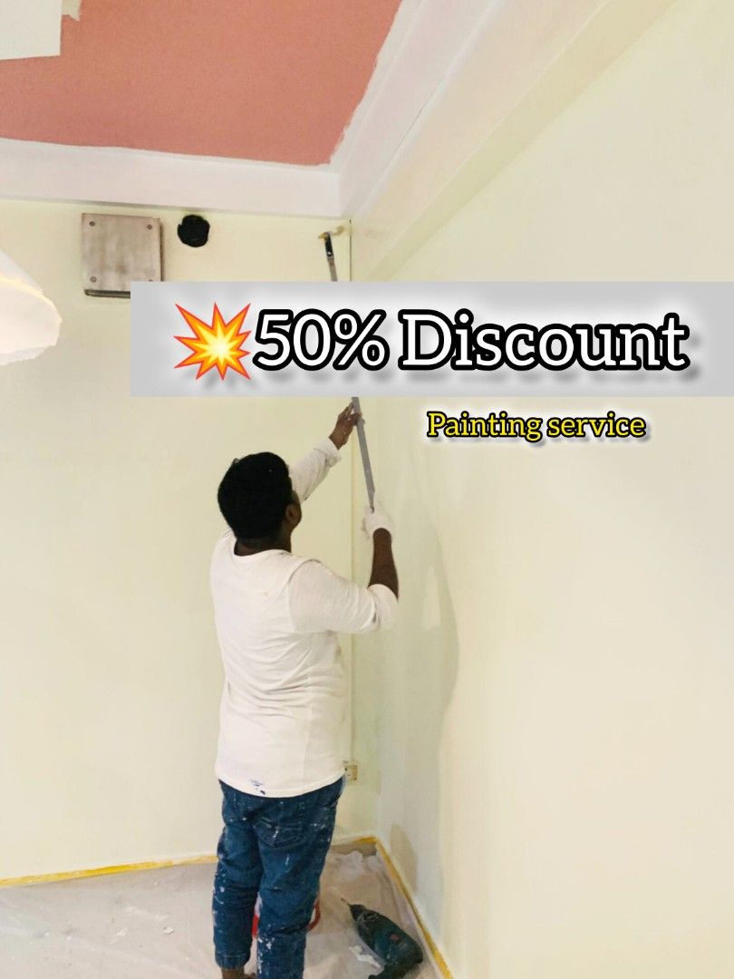 House painting service sg/3 room flat/4 room flat/5 room flat/EM flat ...