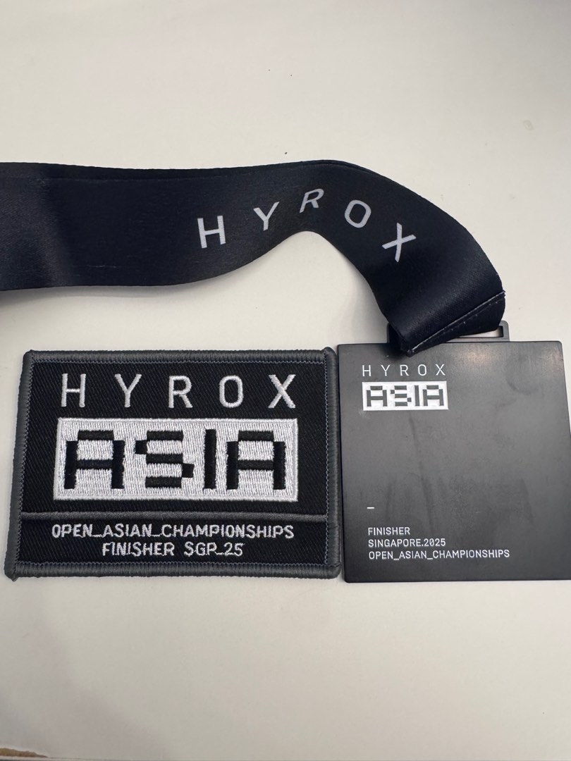 Hyrox Asia Finisher Medal Singapore 2025, Hobbies & Toys, Memorabilia ...