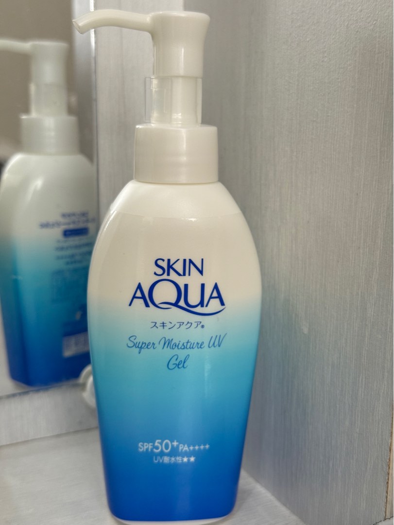 Japan Skin Aqua Sunscreen Super Moisture Gel Pump SPF 50+ PA ...