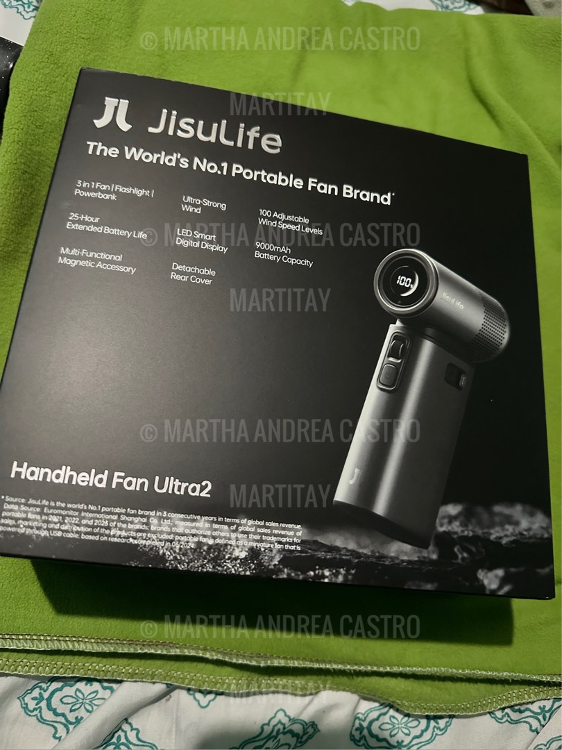 Jisulife Ultra 2 Handheld Fan 9000mah, Furniture & Home Living ...