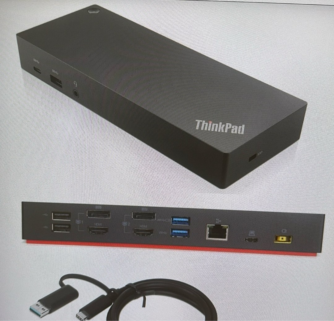 Lenovo ThinkPad Hybrid USB-C Dock, Computers & Tech, Parts ...