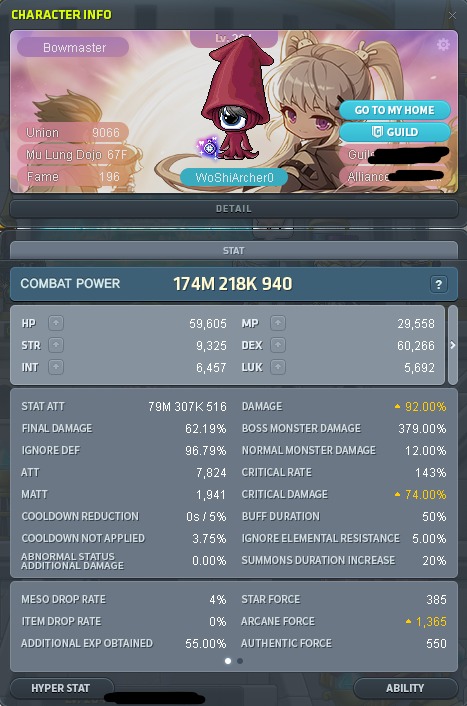 MapleSEA Level 284 Liberated Bowmaster Account, Video Gaming, Gaming ...
