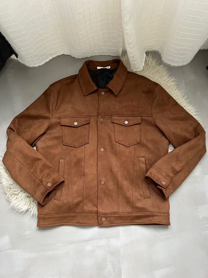 Musinsa suede jacket, Men's Fashion, Coats, Jackets and Outerwear on ...