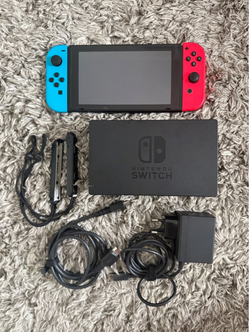 Nintendo Switch Gen 2 Console with Accessories, Video Gaming, Video ...