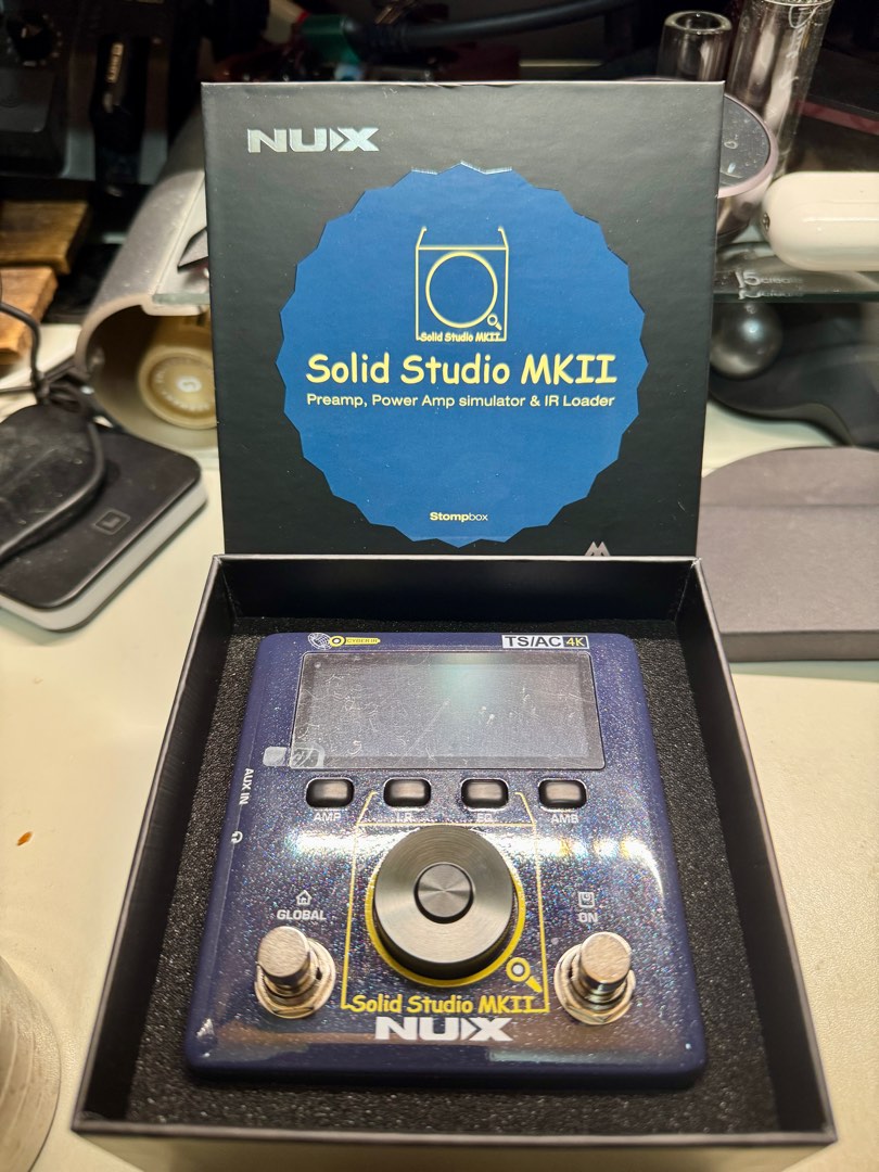 NUX Solid Studio Guitar MKII Preamp, Power Amp Simulator & IR Loader, Hobbies & Toys, Musical ...