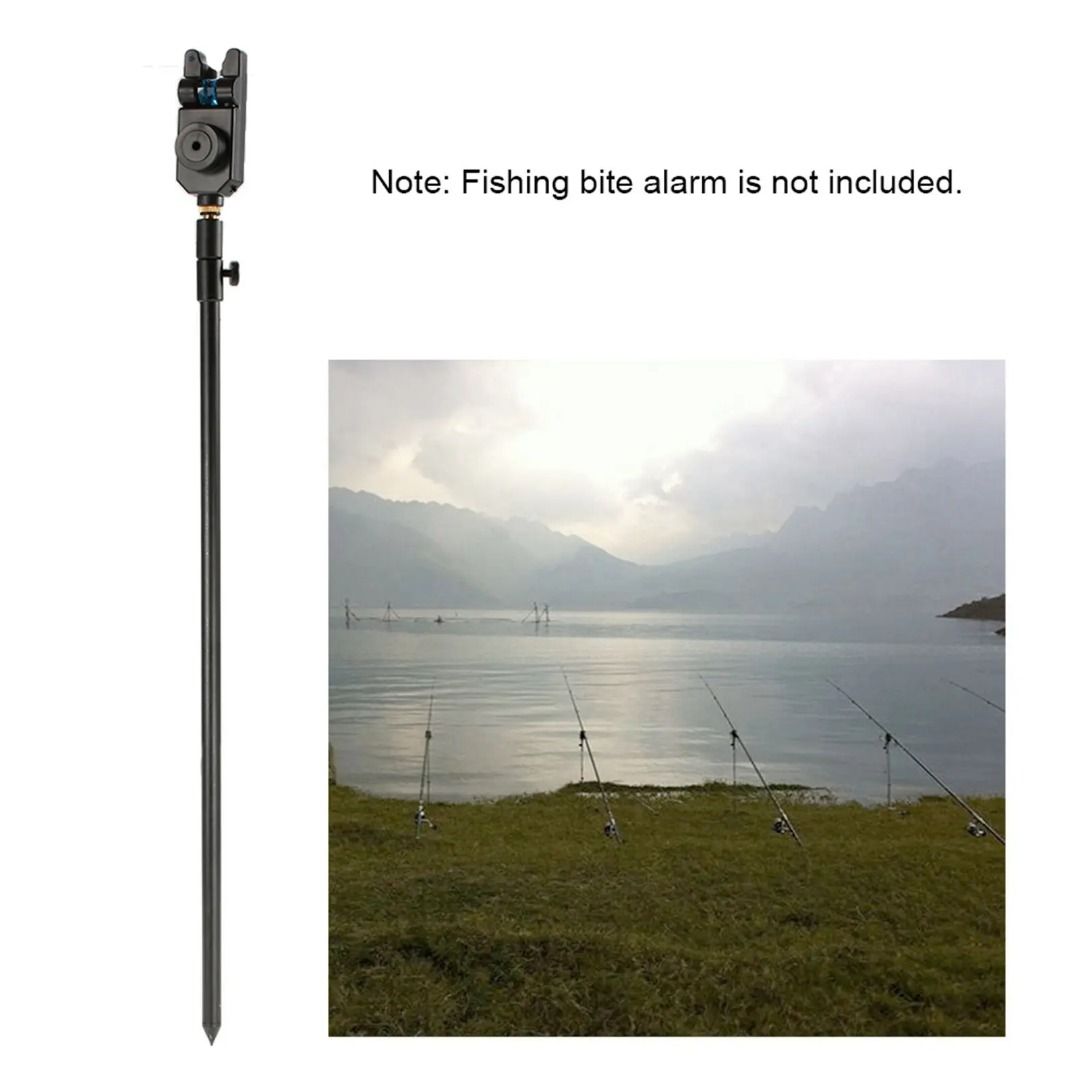 pole 48-75cm Extending Aluminum Alloy Fishing Bankstick Adjustable Carp ...