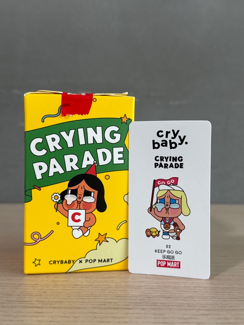 Popmart Crybaby Crying Parade - Keep Go Go, Hobbies & Toys, Toys ...