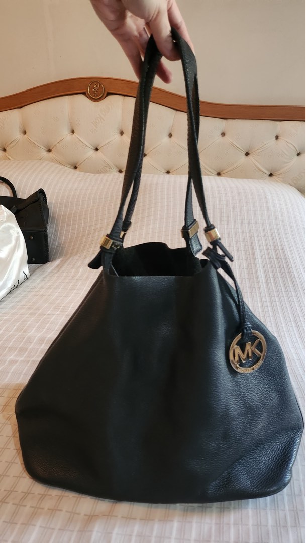 Preloved Michael Kors Tote Bag (Soft Leather Colgate) Authentic, Barang ...